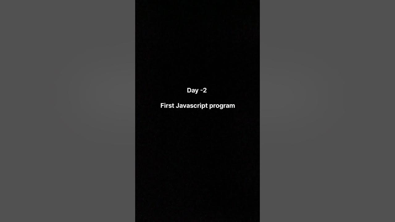 How to write the first JavaScript program? - YouTube