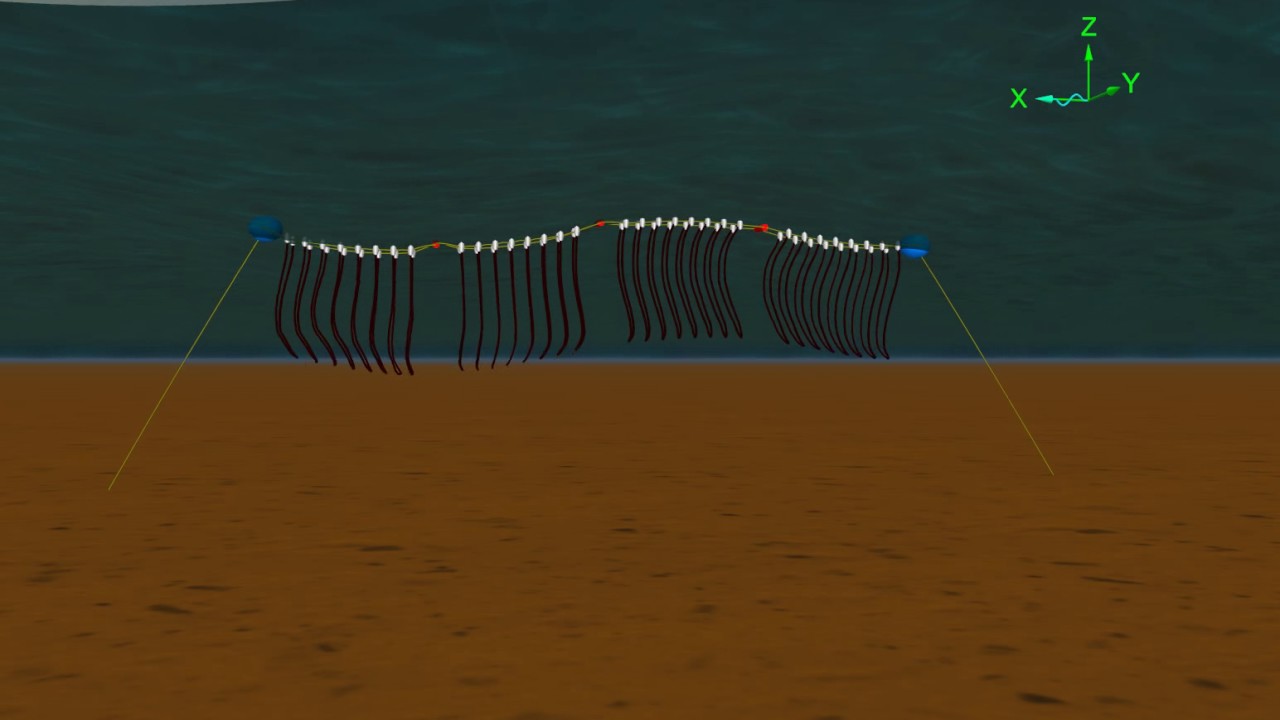 (https://prdw.com/) Dynamic model of mussel culture long line in waves ...