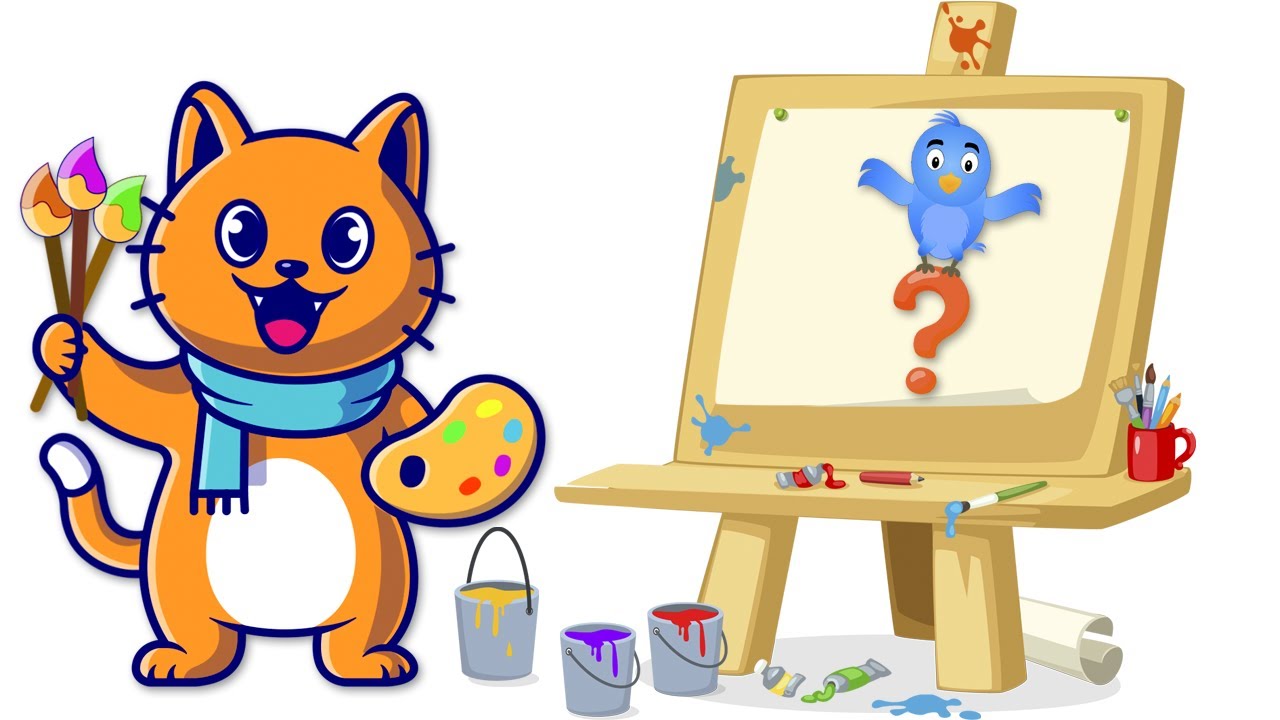 Pisoiul e Pictor - Logica pentru copii mici | Copilasi Dragalasi - YouTube