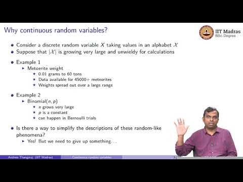 Lecture 4.1: Introduction to Continuous random variable - YouTube