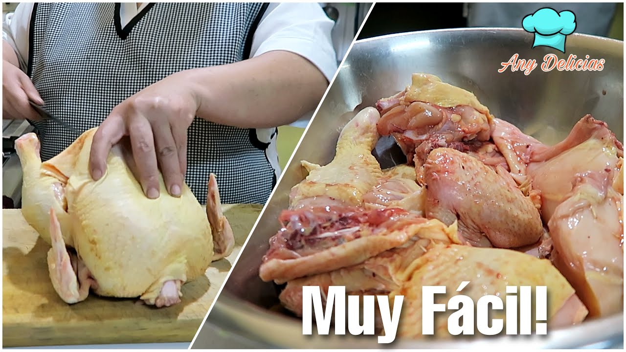 La Manera Correcta de Cortar un POLLO (FÁCIL Y RÁPIDO) - YouTube
