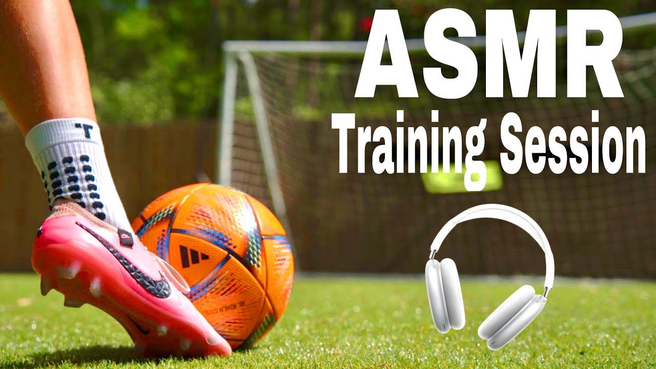 ASMR Soccer Training For 3 Minutes - YouTube