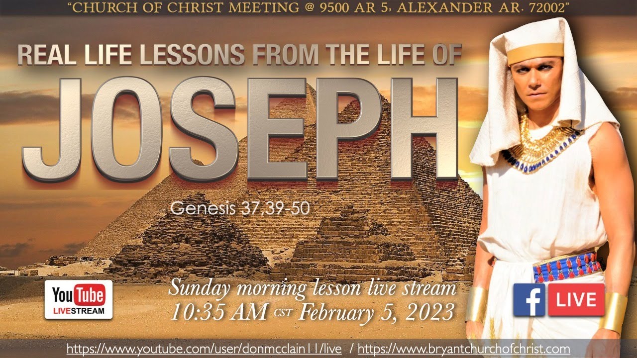 REAL LIFE LESSONS FROM THE LIFE OF JOSEPH (Part 1) - YouTube