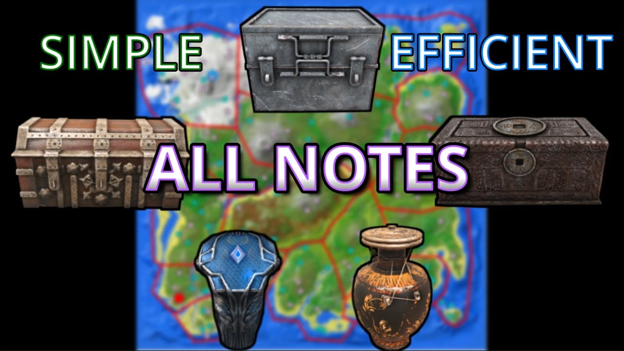 ARK's complete explorer note run. Simple and efficient - YouTube