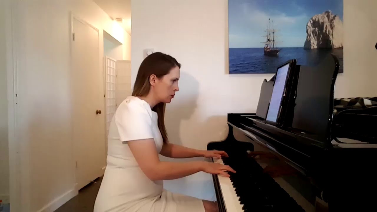 V. Adieux à la Meuse, Louise Talma (piano accompaniment) - YouTube