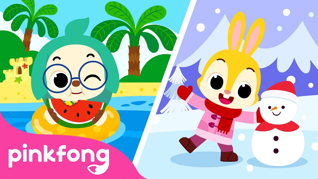 Let's Learn About the Four Seasons | Song for Preschool Kids | Pinkfong ...