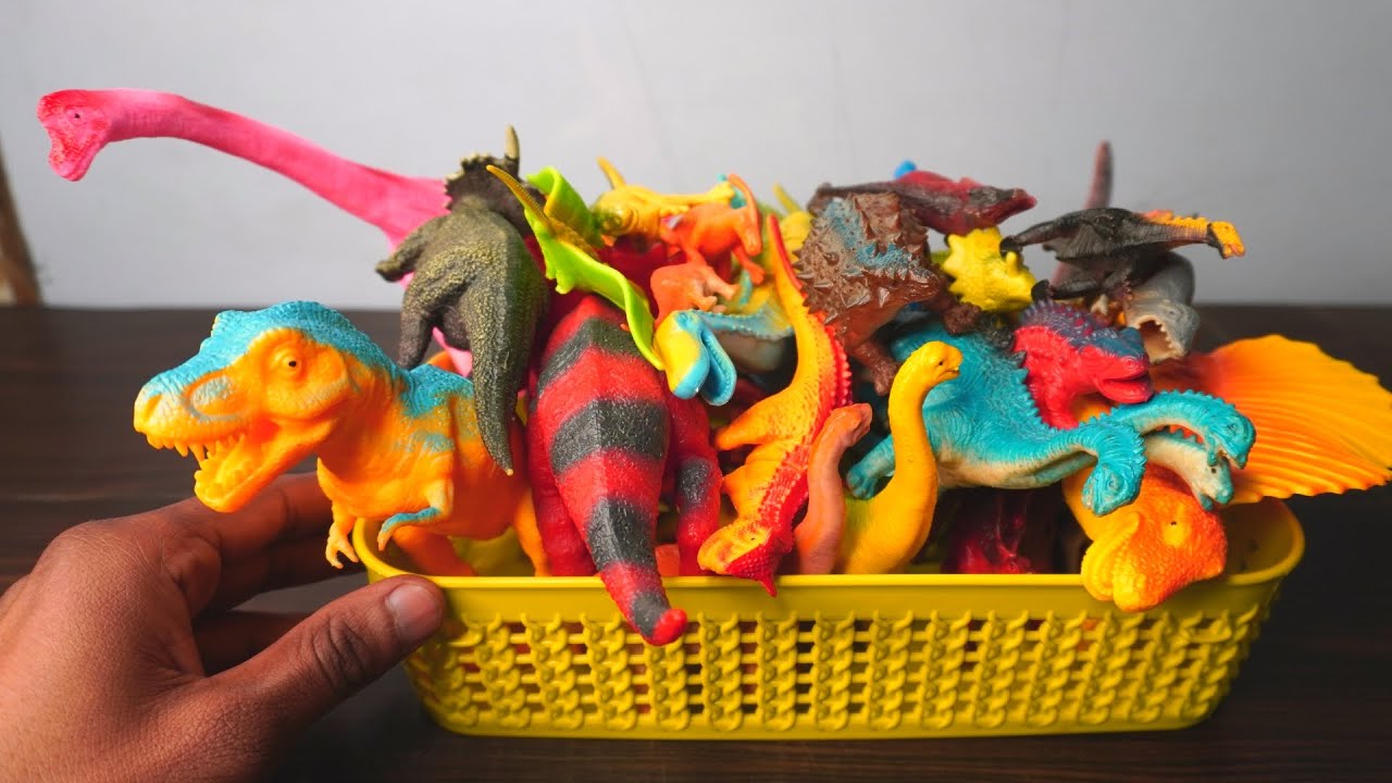 Dinosaurs Collection Part 2 T-rex, Tyrannosaurus Rex, Triceratops ...