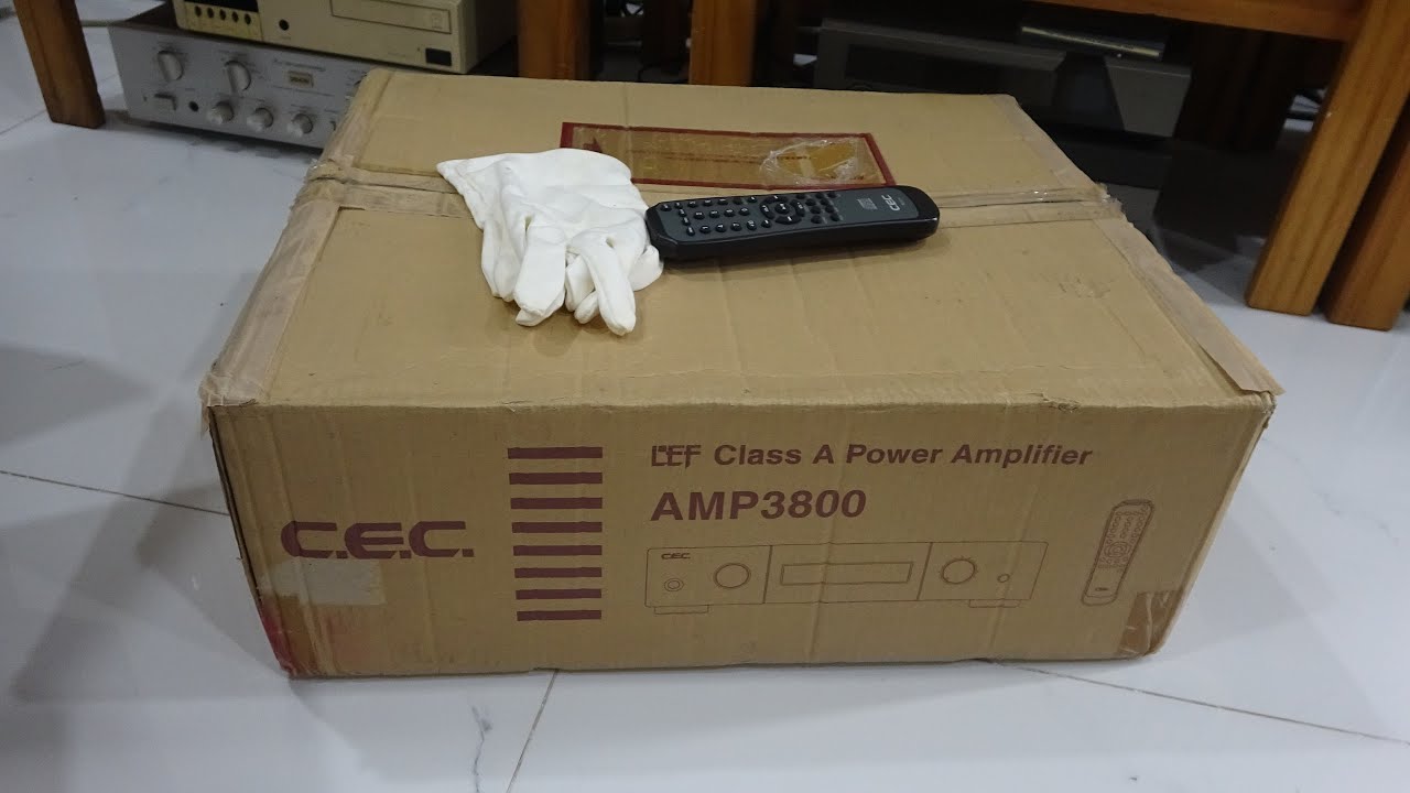 Đập hộp Ampli Class A CEC 3800 hay như vài chục triệu giá nhỉnh 10 - YouTube