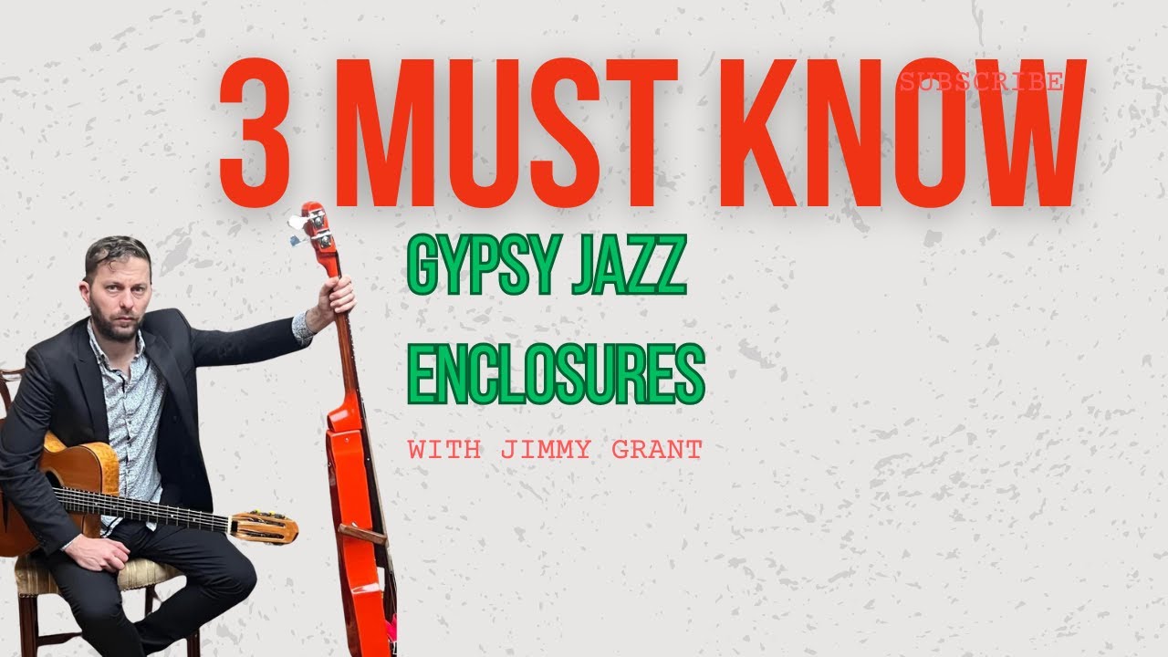 Django Reinhardt Gypsy Jazz Lesson- 3 MUST know Enclosures! (Jazz ...