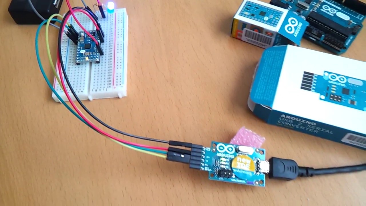 Arduino Mini 이태리 정품 테스트 Arduino Usb 2 Serial Micro Youtube