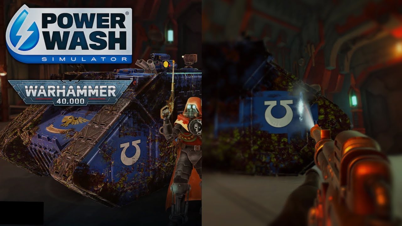 Cleaning warhammer 40k in POWER WASH simulator!!!! - YouTube