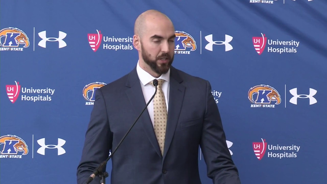 Kent State Football Head Coach Press Conference 12.21.17 - YouTube
