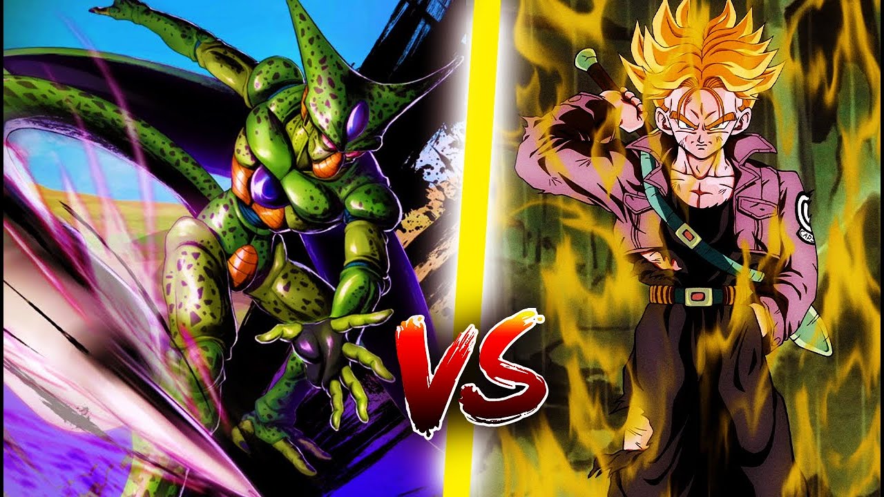 Trunks del Futuro vs Cell Pelea Completa (SAGA DE CELULA) - YouTube