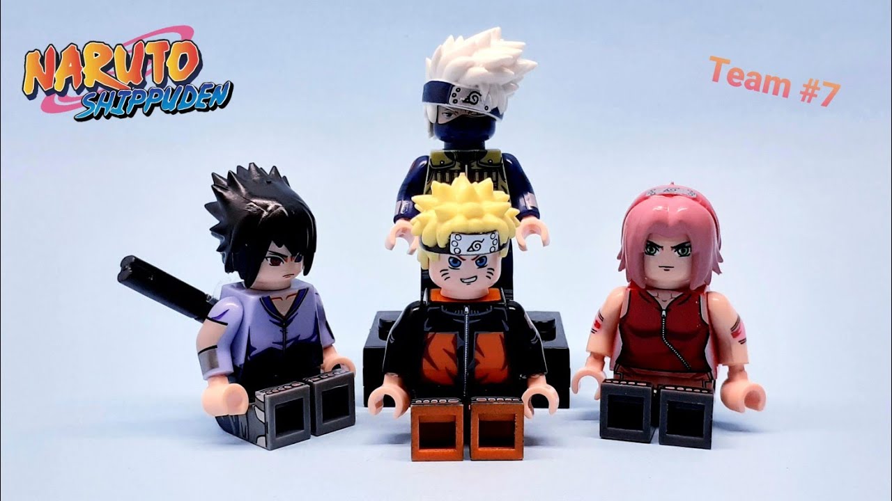 Assemble mini characters Naruto, Sasuke, Sakura & Kakashi Sensei in ...