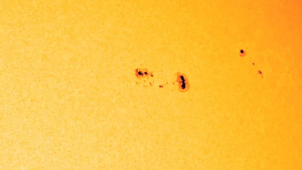 NASA SDO - Growing Sunspot - YouTube