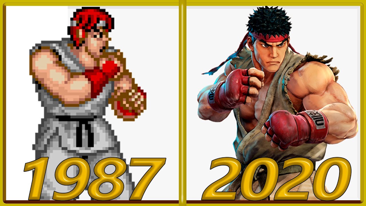 EVOLUTION OF STREET FIGHTER 1987 - 2020 - YouTube