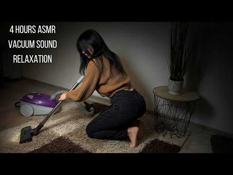 Vacuum Cleaner Sound ASMR 4-Hrs Better Sleep, Relaxation [no ads]