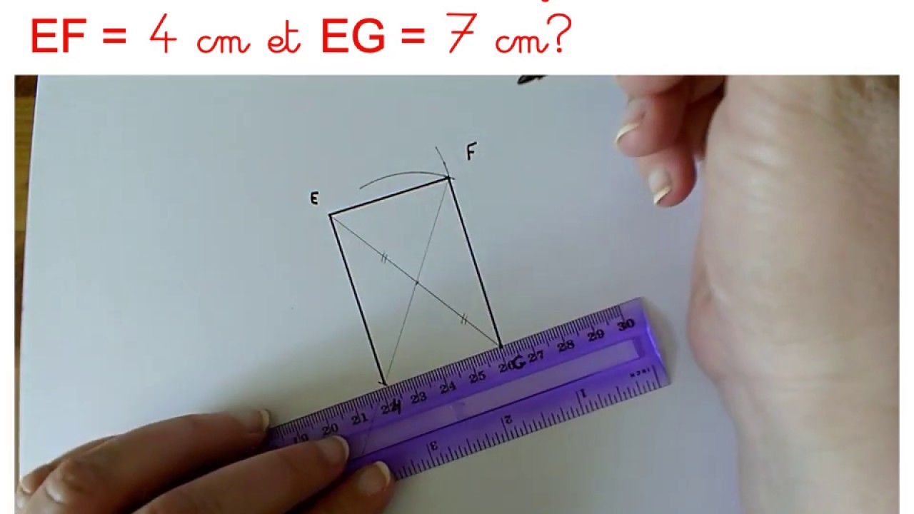 Géométrie : les rectangles (4) - YouTube
