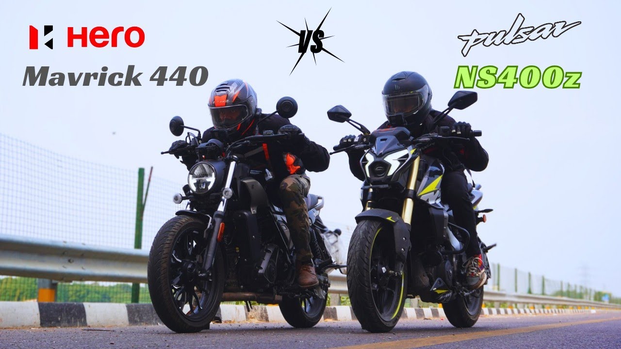 Pulsar NS400z vs hero mavrick 440 | Pulsar No need to Shift Gear 😂😎 ...