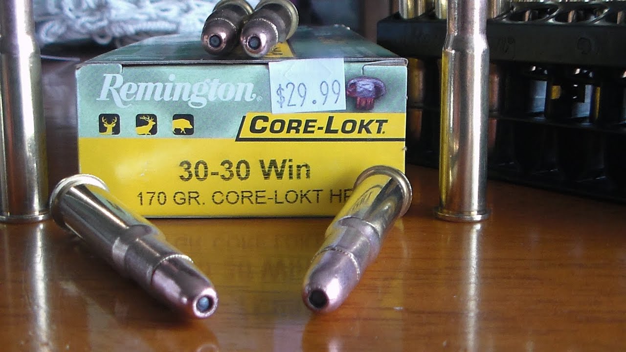 Hollow Point 170 gr Remington core lokt - YouTube