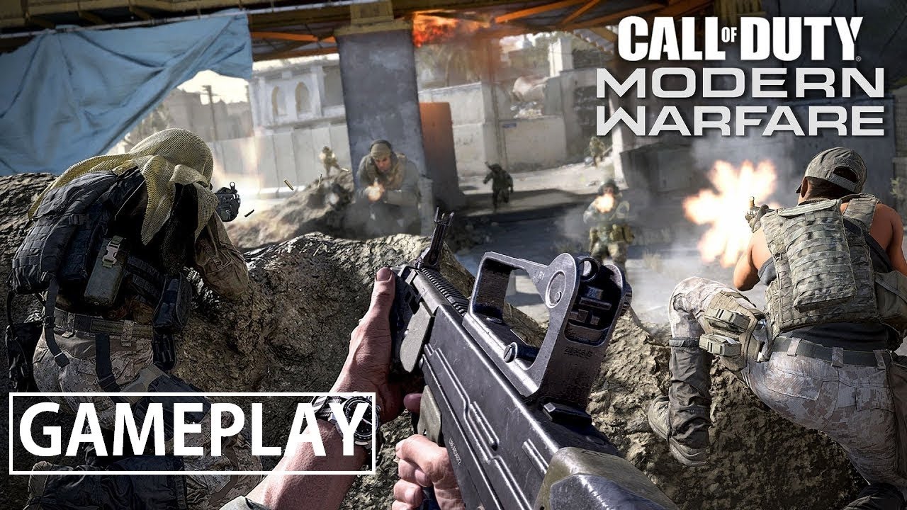 Call of Duty Modern Warfare Ground War Gameplay - YouTube