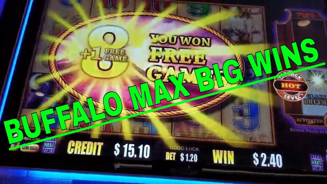 BUFFALO MAX BIG WINS! 🎰⭐Redtint Loves Slots - YouTube