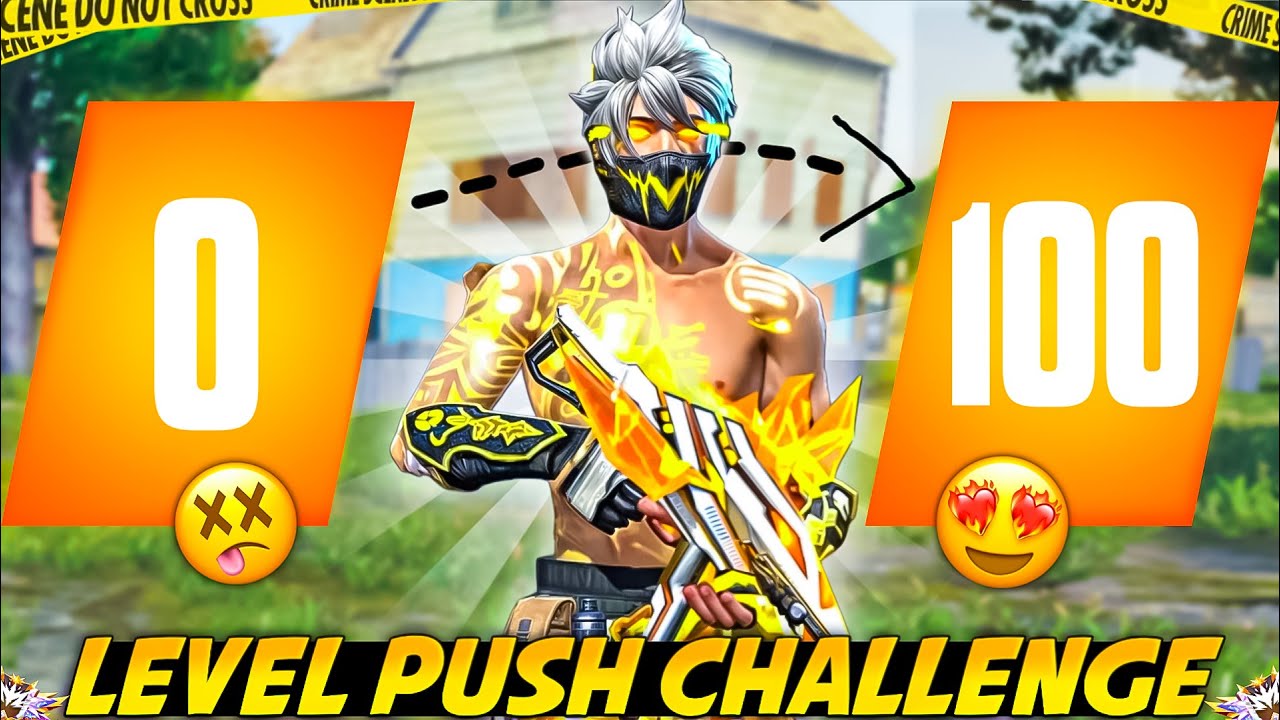 01 TO 100 LEVEL CHALLENGE IN GARENA FREE FIRE SOLO RANK PUSHING | - YouTube
