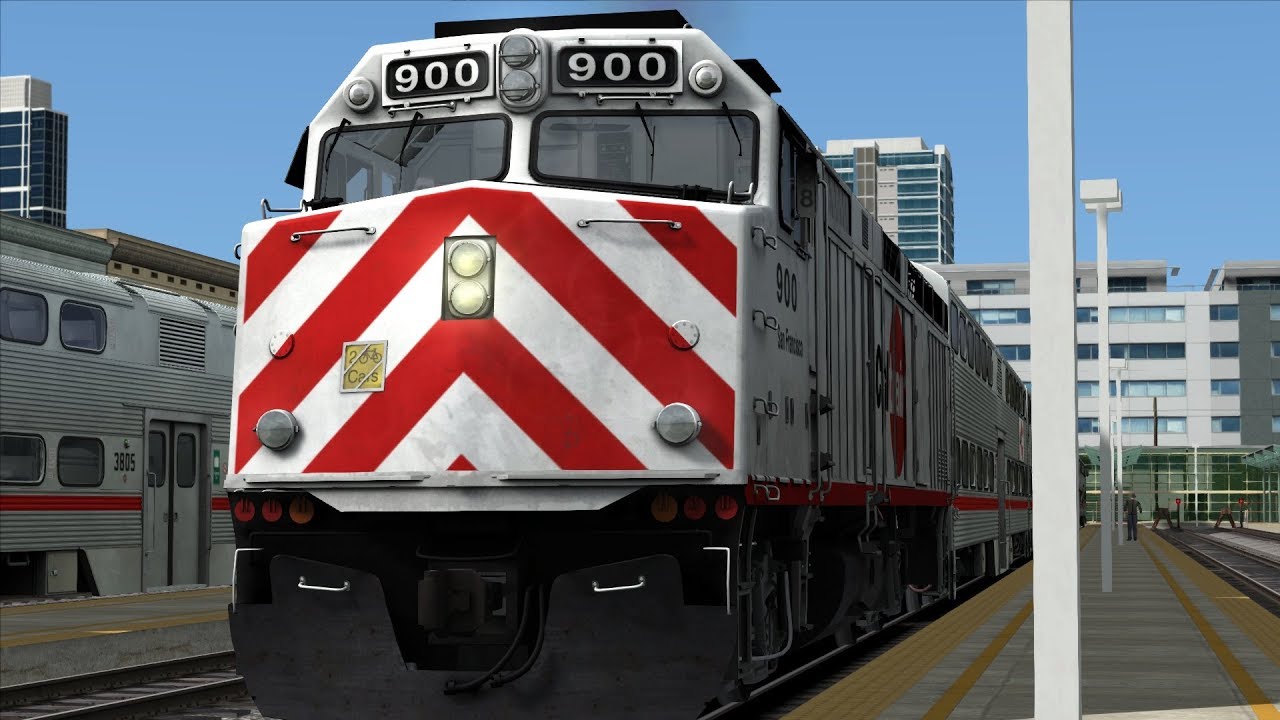 Train Sim: Peninsula Corridor Scenario Mini-Pack 1: CT F40PH-2CAT 1 ...