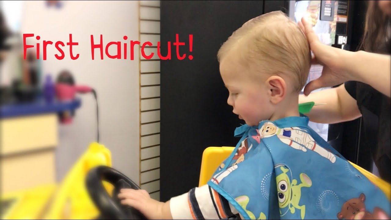 JACOBS FIRST HAIRCUT! - YouTube