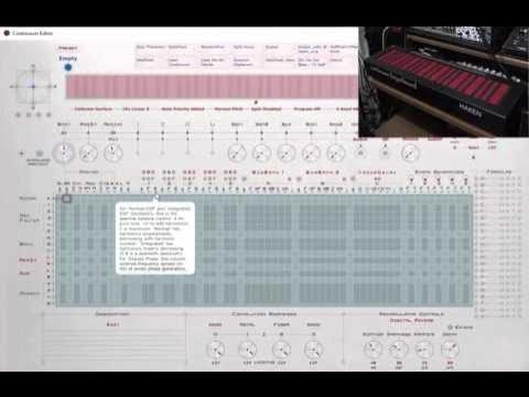 Haken Continuum EaganMatrix Programming Session #1 - YouTube