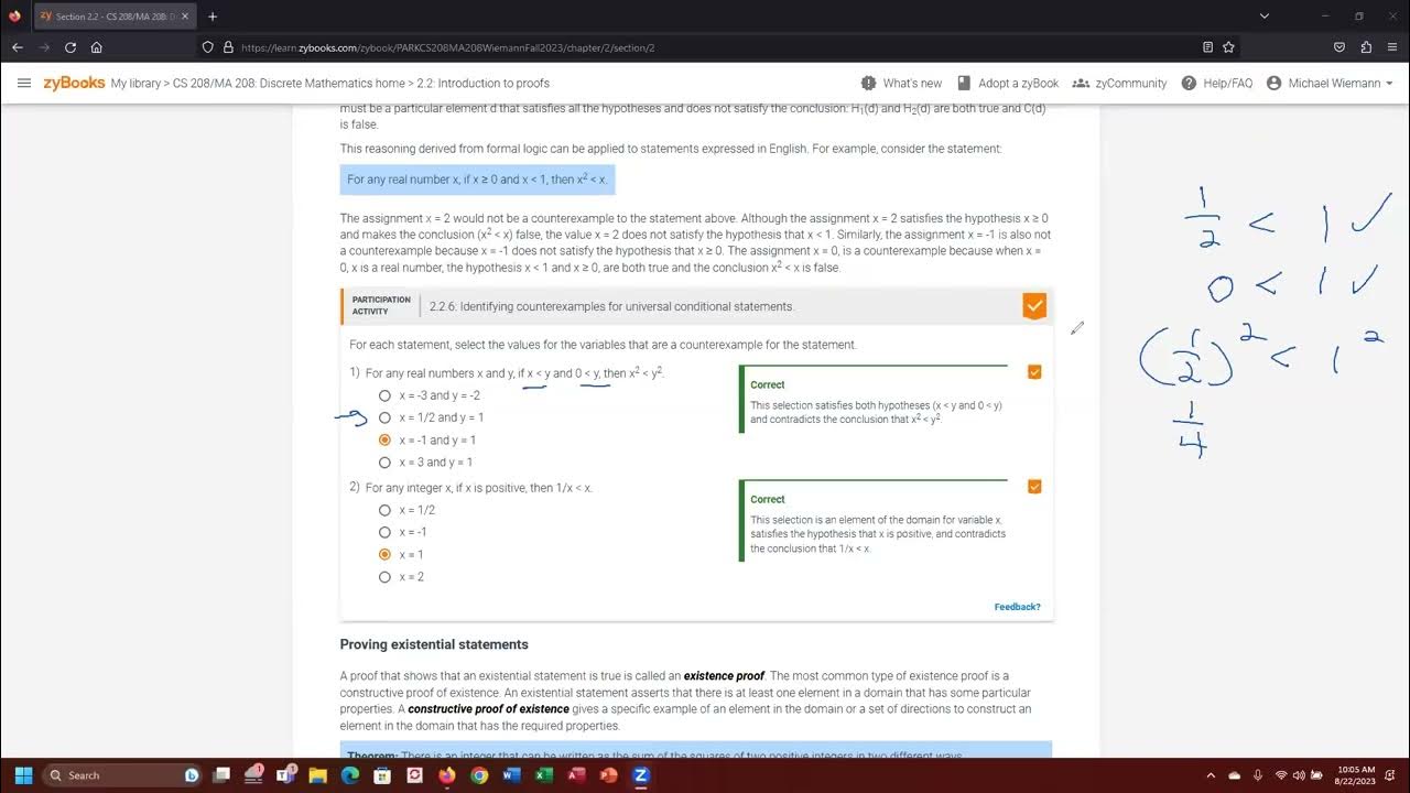 CS208 ZyBook Section 2 2 - YouTube