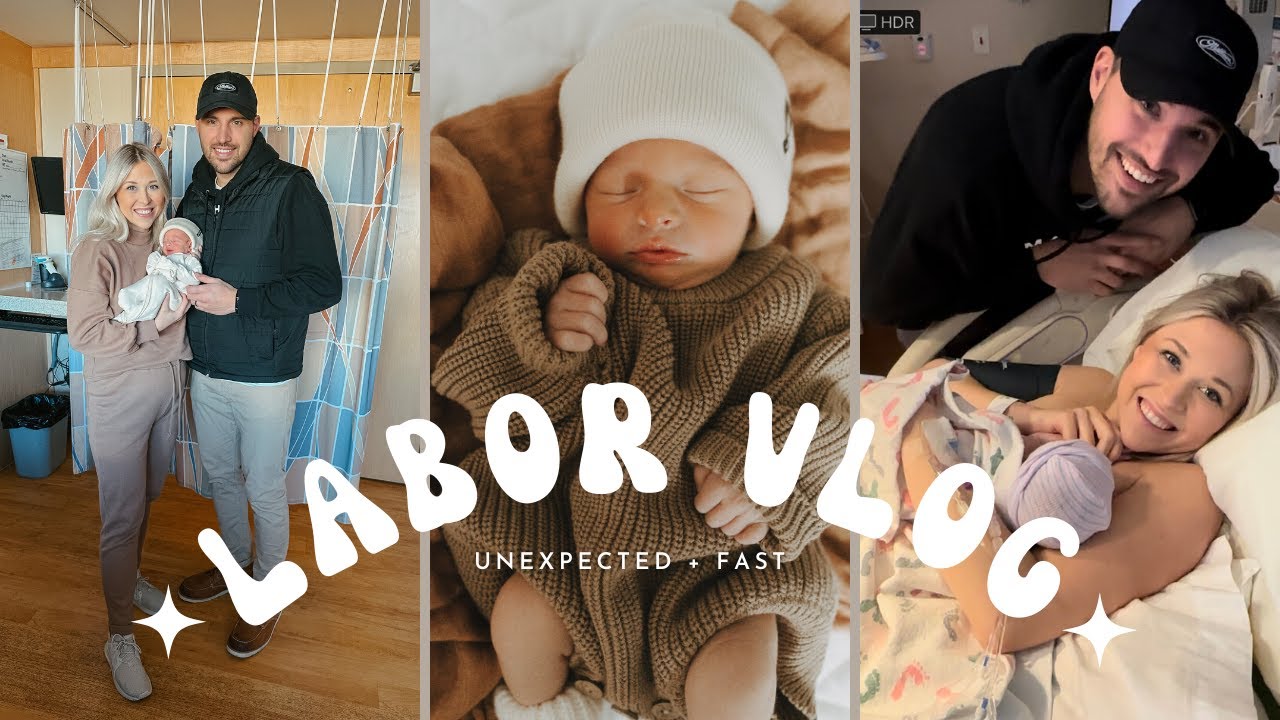 LABOR + DELIVERY VLOG | unexpected and fast labor - YouTube
