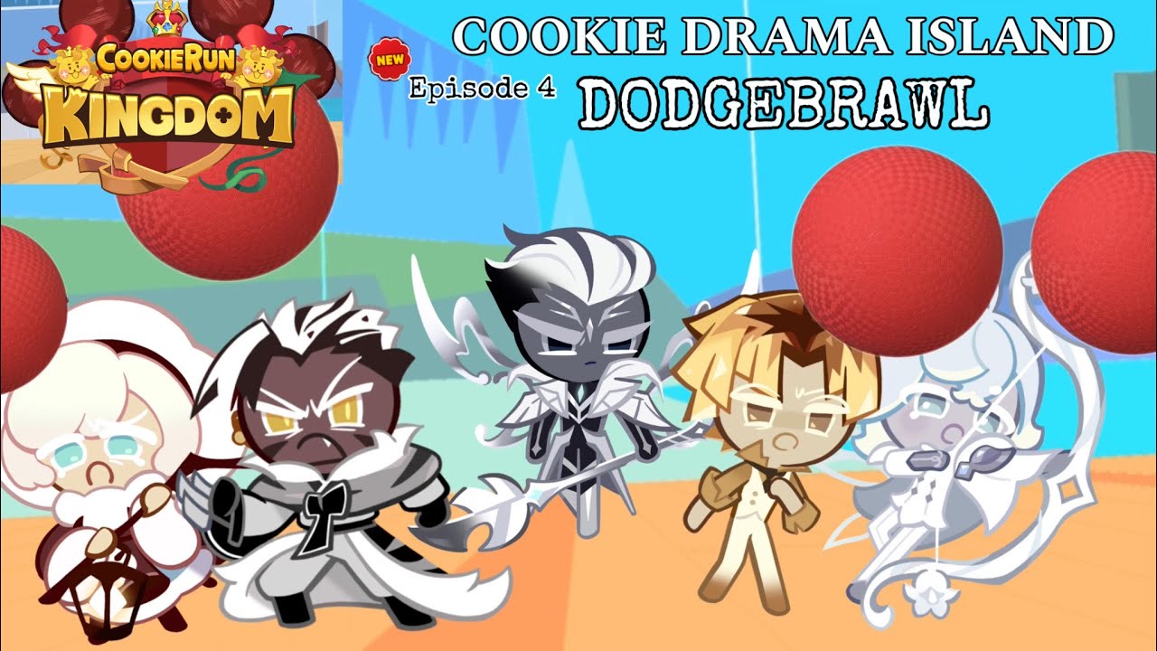 COOKIE DRAMA ISLAND - episode 4: DODGEBRAWL | Cookie run kingdom ...