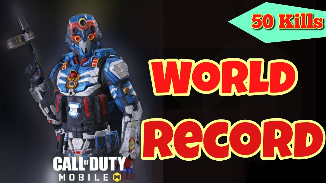 50 KILLS NEW WORLD RECORD CALL OF DUTY MOBILE BATTLE ROYALE | COD ...