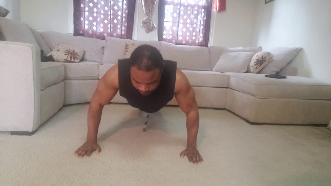 Haitian fitness home workout push up Challenge day 11 - YouTube