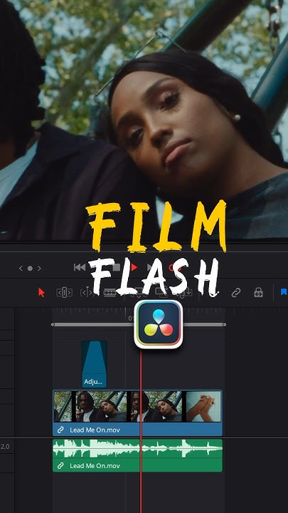 Free film flash transition in DaVinci Resolve - YouTube