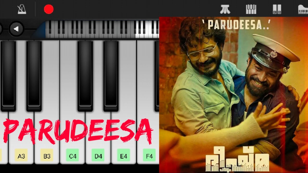 Parudeesa - Piano Tutorial | Bheeshma Parvam | Sushin Shyam | Sreenath ...