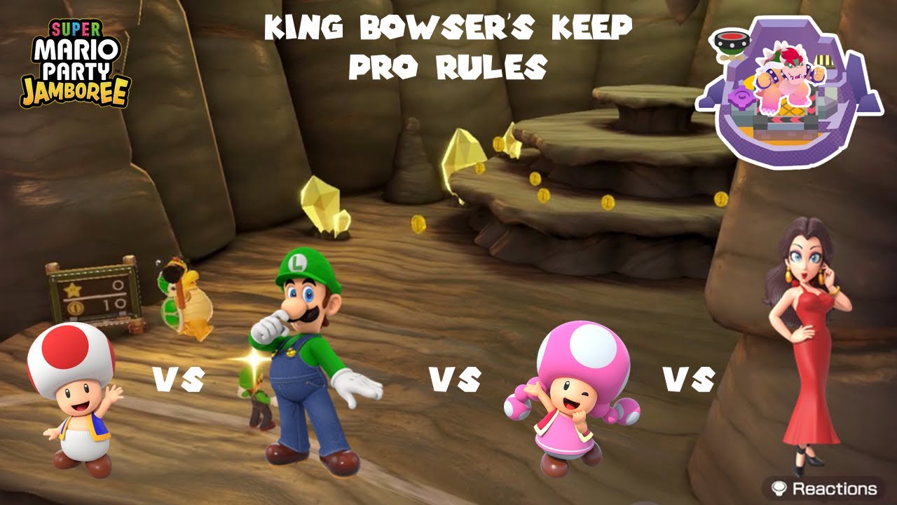 Super Mario Party Jamboree - King Bowser's Keep (Pro Rules with Master ...