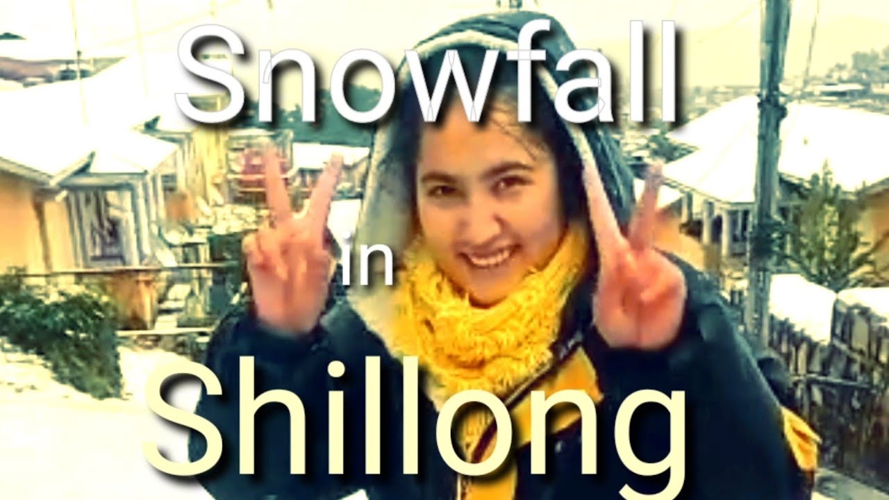 First Ever Snowfall in Shillong । Meghalaya । India - YouTube