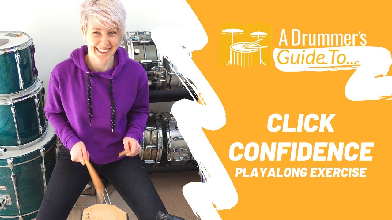 5 Minute Drum Play-along Exercise - Click Confidence - YouTube