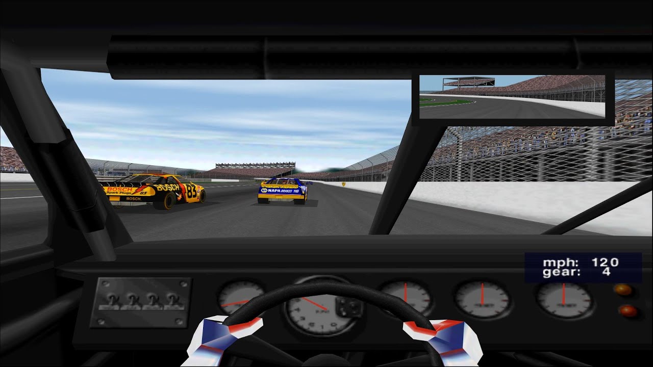 NASCAR Revolution SE in Hi-res Race5 - YouTube