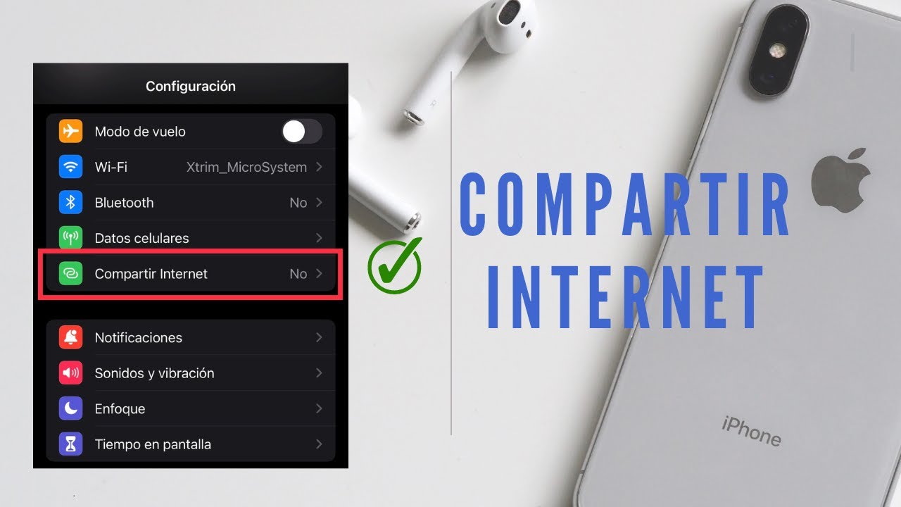 Mi iphone no tiene la opción de compartir Internet | Solucion - YouTube