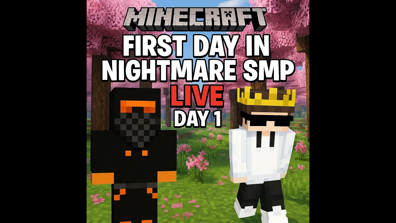 First Day In Nightmare SMP - YouTube