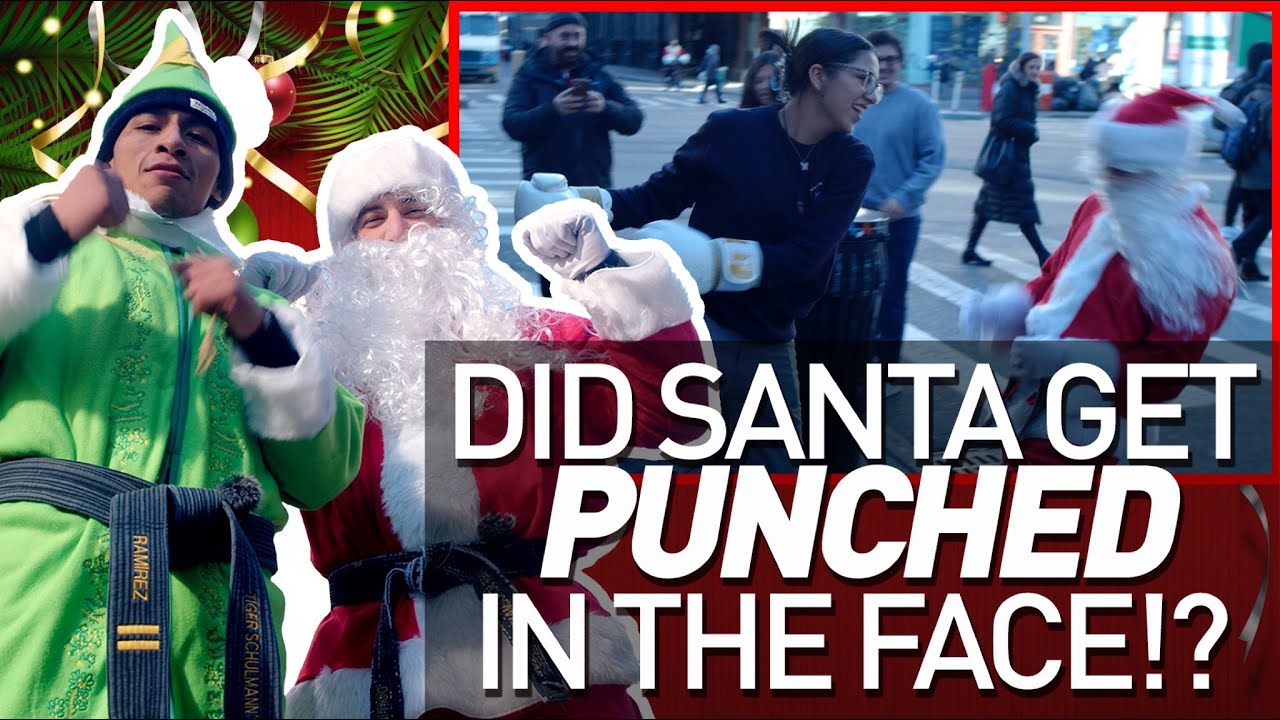 Does Santa get Punched in the Face?!?! - YouTube