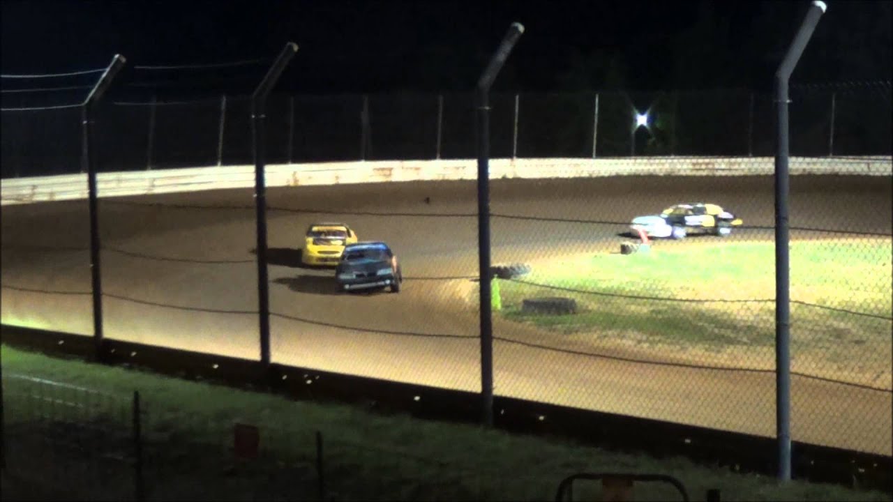 Doe Run Raceway Mini Stock Feature 8-1-15 - YouTube