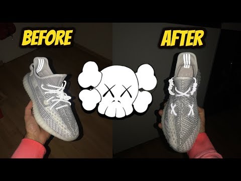КАК ЗАШНУРОВАТЬ YEEZYS В СТИЛЕ KAWS *ШАГ ЗА ШАГОМ*
