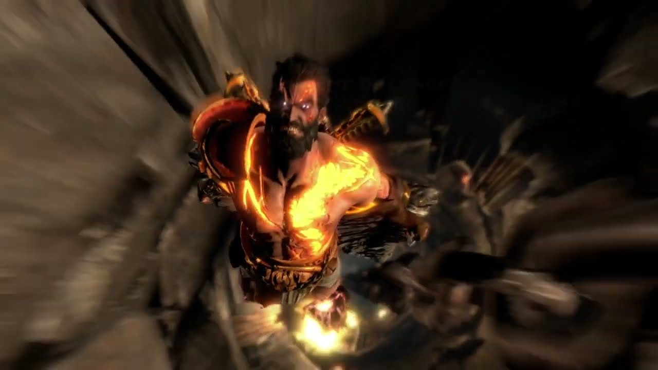 God of War III Remastered Flying up the Chain of Balance (Flawless and ...