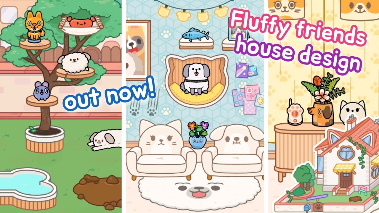 New Fluffy Friends House Out Now ๐๐ถ๐บ Toca Life Home Design Update