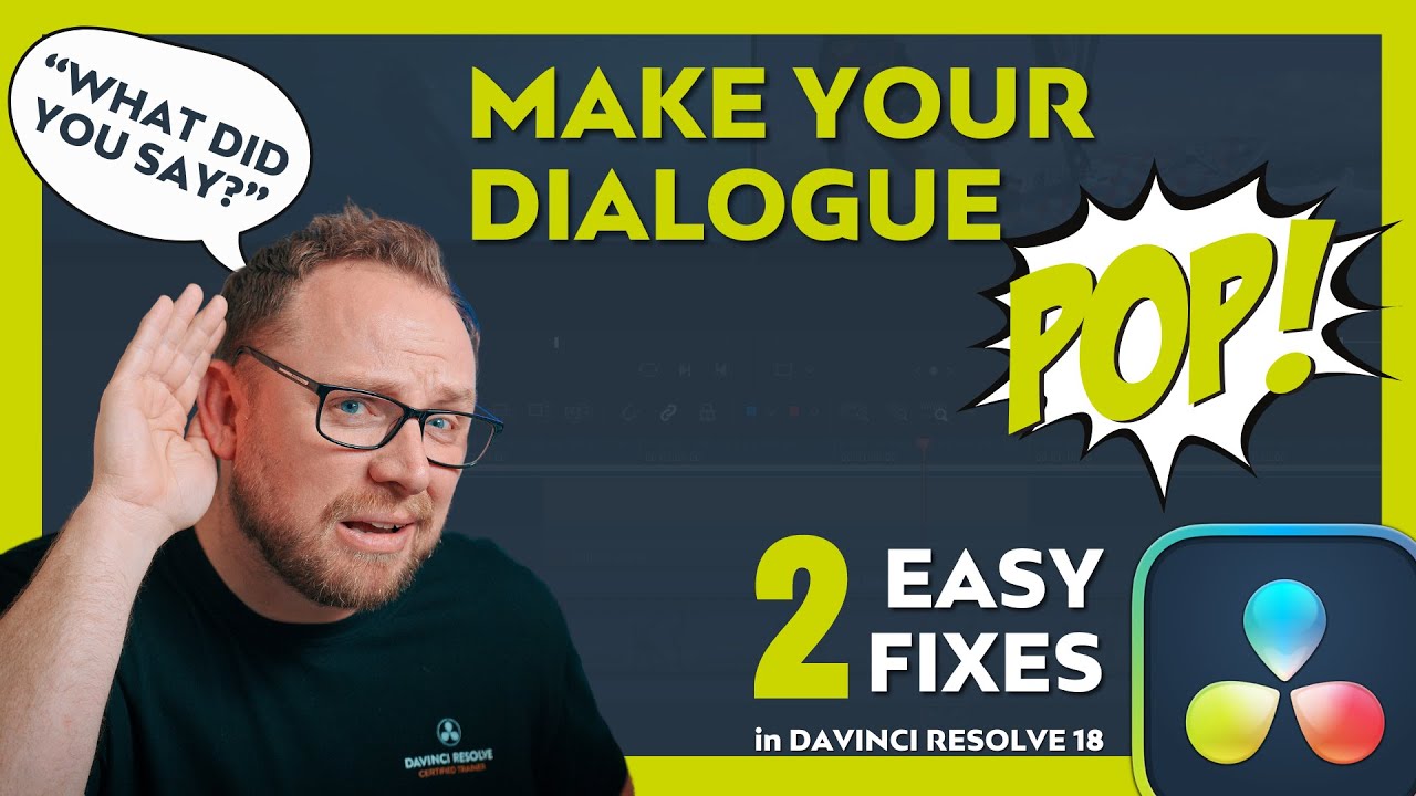 Make your dialogue POP over background music using Davinci Resolve 18 ...