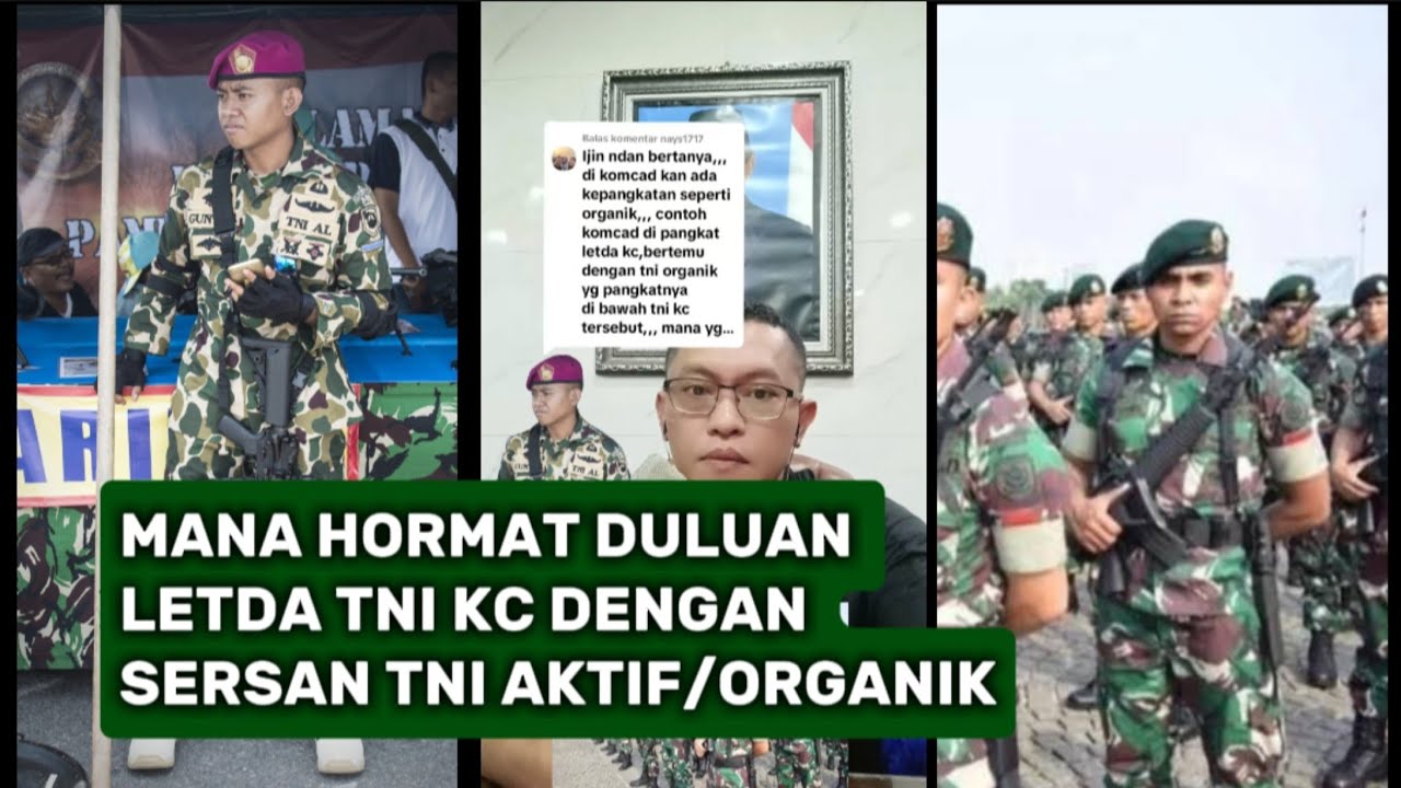 MANA HORMAT DULUAN LETDA TNI KC DENGAN SERSAN TNI AKTIF/ORGANIK - YouTube